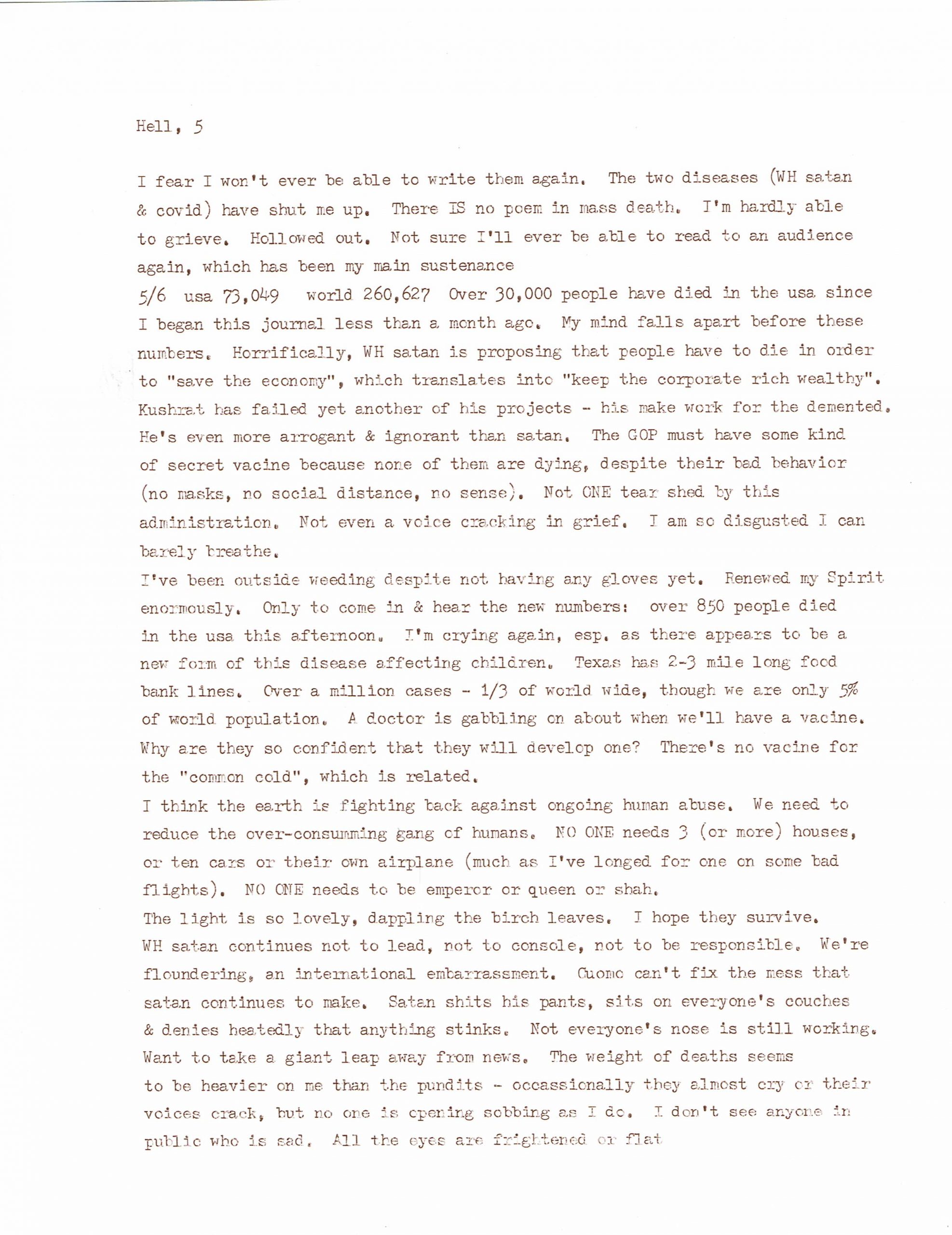 Chrystos – Excerpts from Hell – A Deeper Sickness